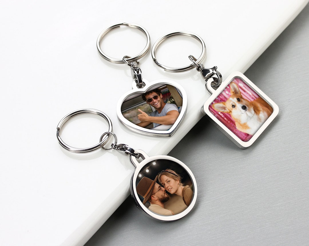 Personalized Photo Keychain, Boyfriend Keychains, Gift for Boyfriend ...