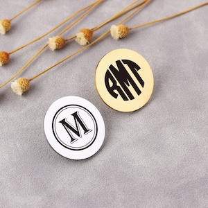 Custom Brooch Pin Logo, Wedding Lapel Pin, Customized Initial Name ...