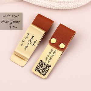 Pen Clip for Notebooks Custom Actual Handwriting Fingerprint Pen Loop ...