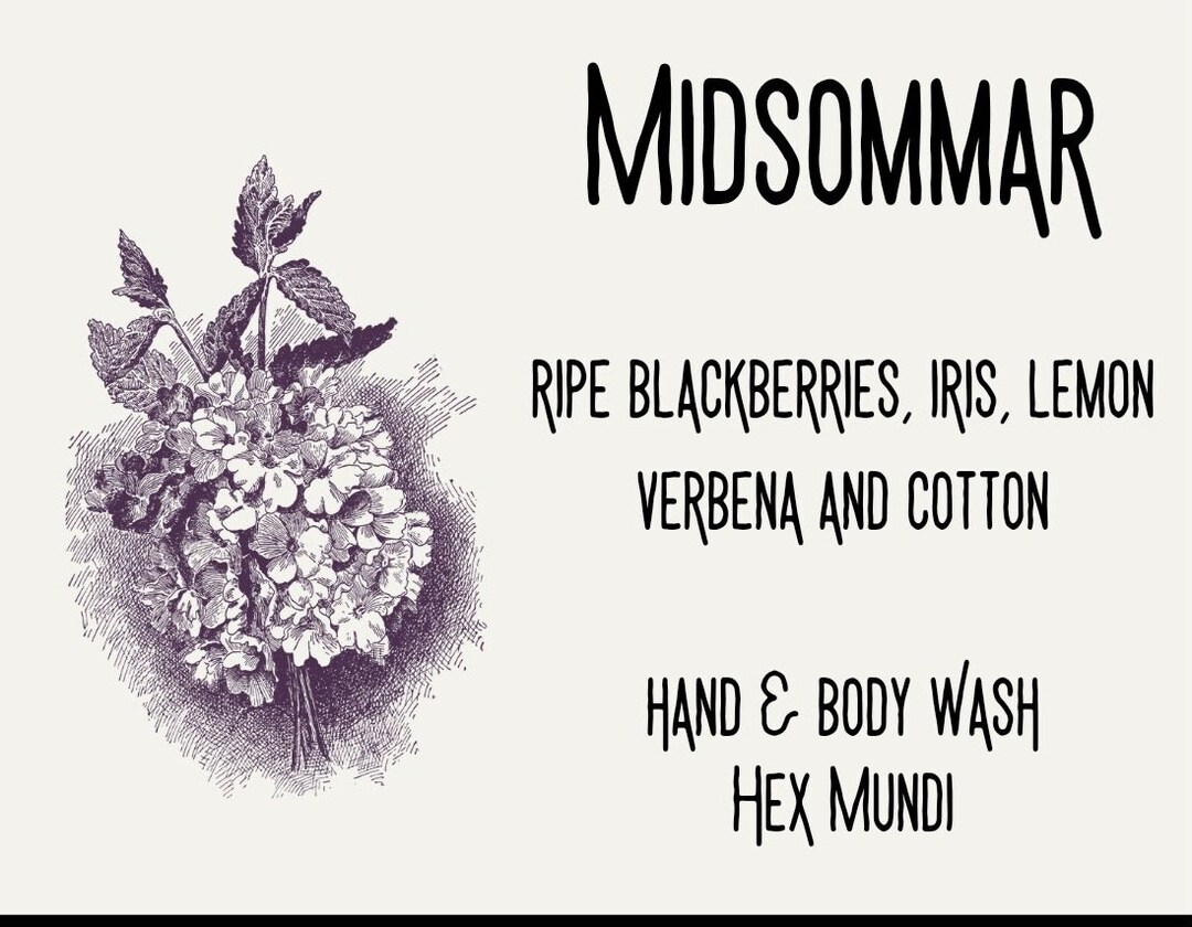 Midsommar Hand & Body Wash Pagan Holiday Collection - Etsy