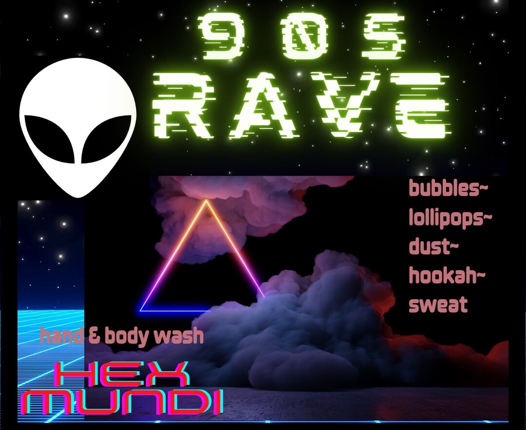 90s Rave Hand & Body Wash ~ Venue Collection - Etsy