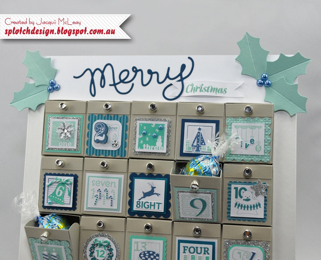 Christmas Advent Calendar Digital Tutorial - Etsy