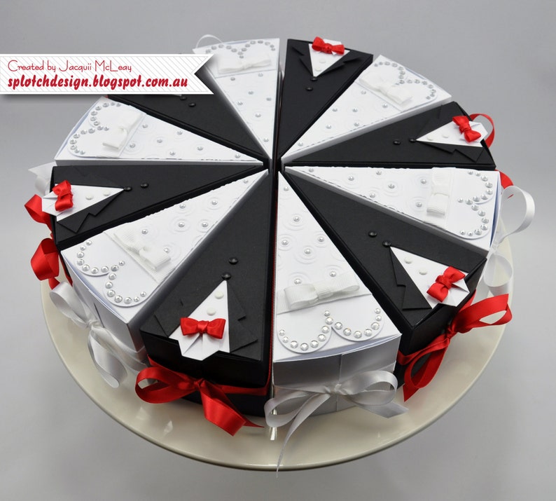 Wedding Cake Boxes Digital Tutorial - Etsy