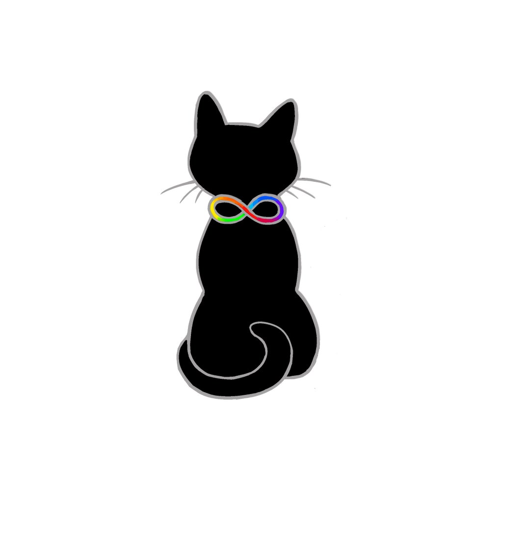 Autisticat Stickers + - Etsy