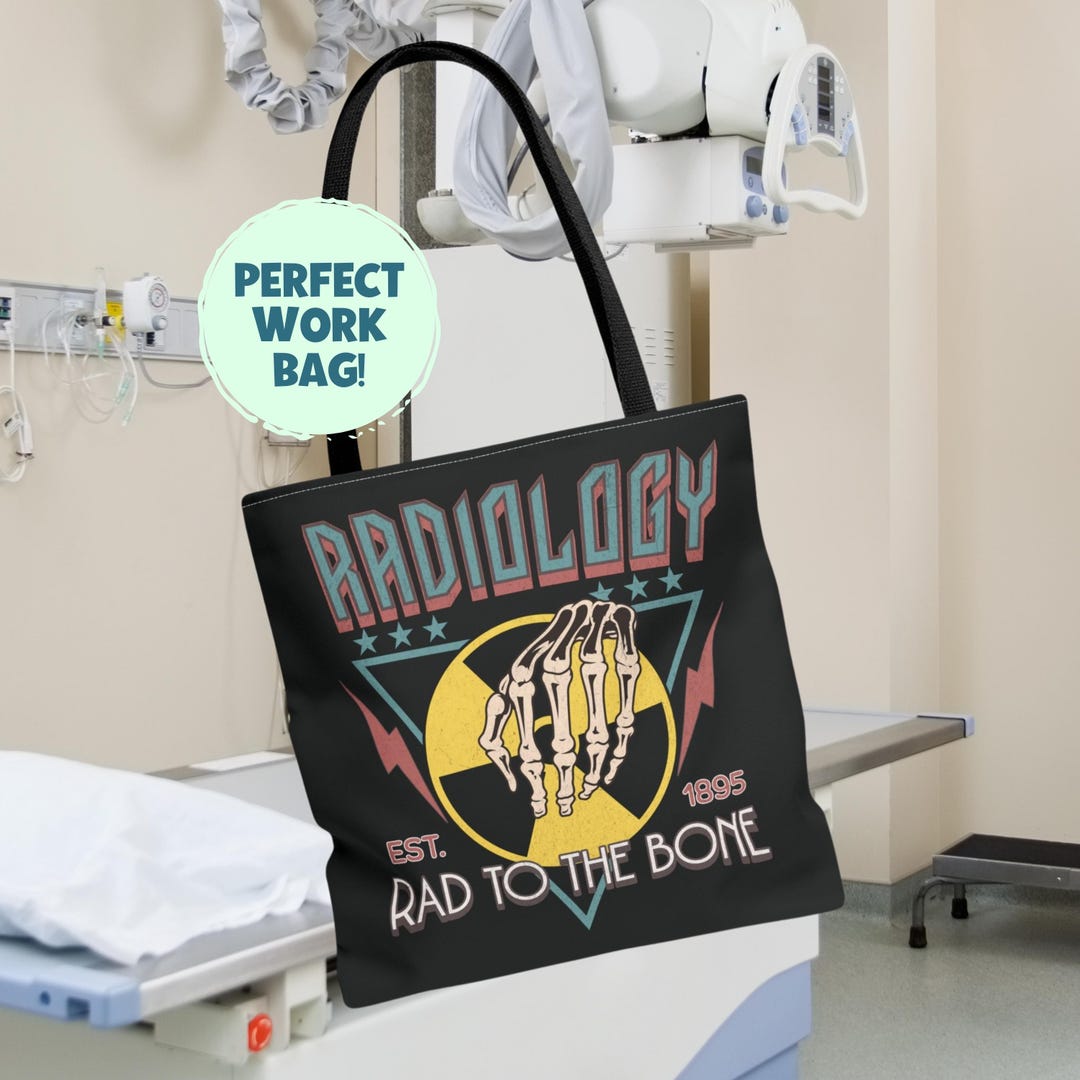 Rad Tech Tote Bag Xray Tech Work Bag Radiology Merch X-ray Tech Grad ...