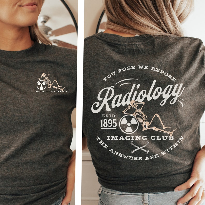 Radiology Shirt Xray Tech Shirt MRI Tech T Shirt CT Tech Shirt Rad Tech ...