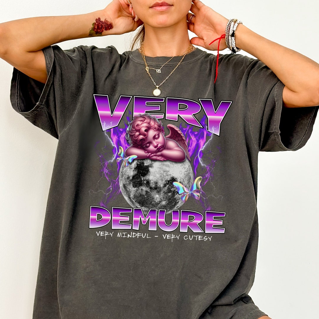 Very Demure Funny Tiktok Trending Meme Viral Tee Genz Shirts That Go ...