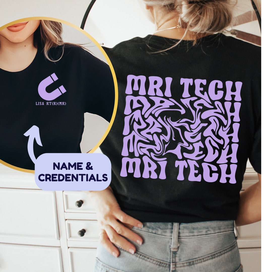 MRI Shirt Personlized MRI Tech Gift Mri Technologist T Shirt Mri Scan T ...