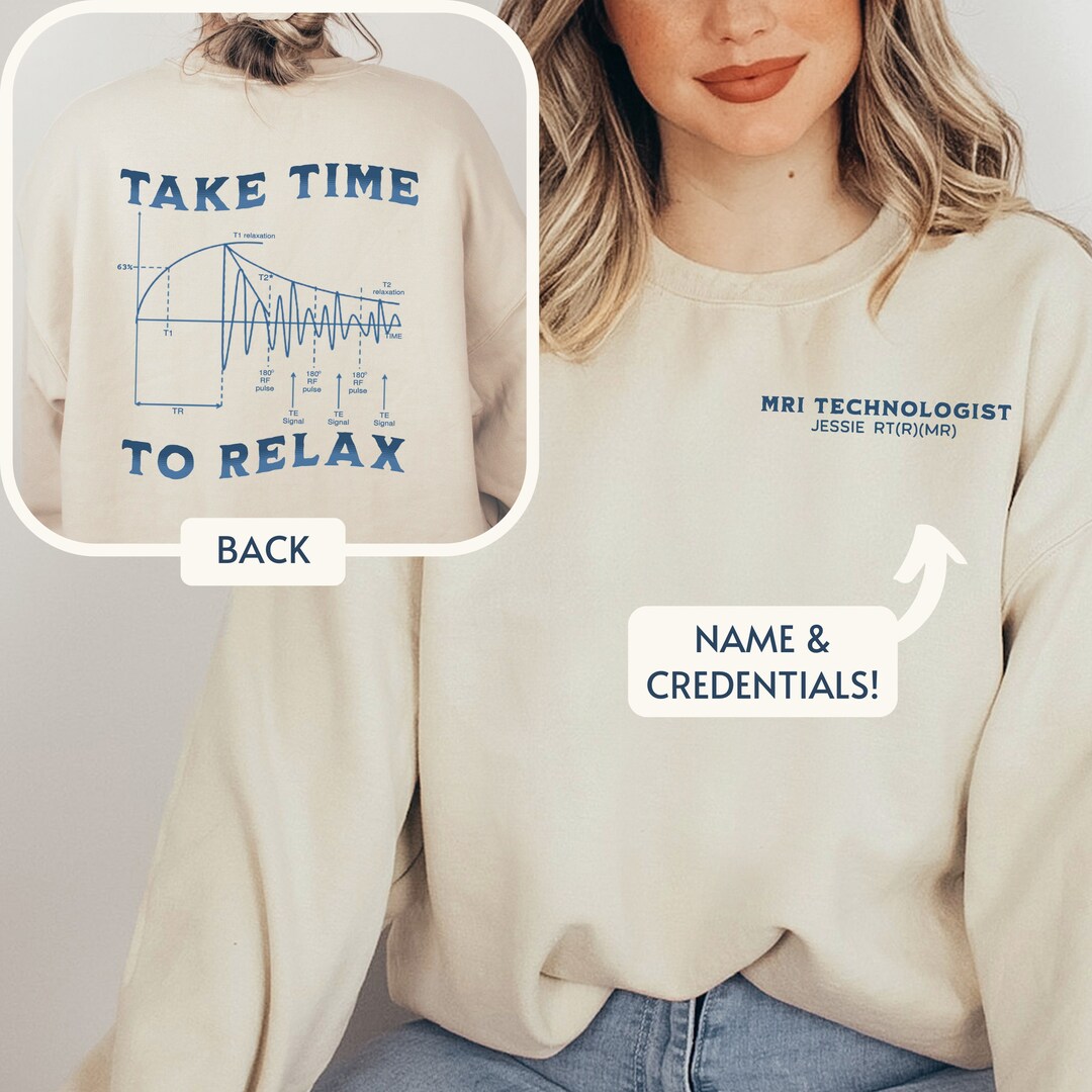 Personalized MRI Sweatshirt Custom MRI Tech Sweater MRI Tech Gifts Mri ...