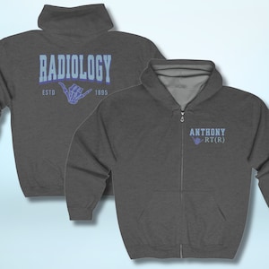 Personalized Radiology Jacket Xray Tech Jacket Rad Tech Week Gift ...