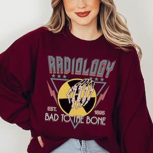 Radiology Sweatshirt Xray Tech Sweater Radiology Shirt X-ray Tech Gift ...