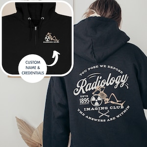 Radiology Jacket Xray Tech Jacket Radiologic Technologist Zip up Hoodie ...