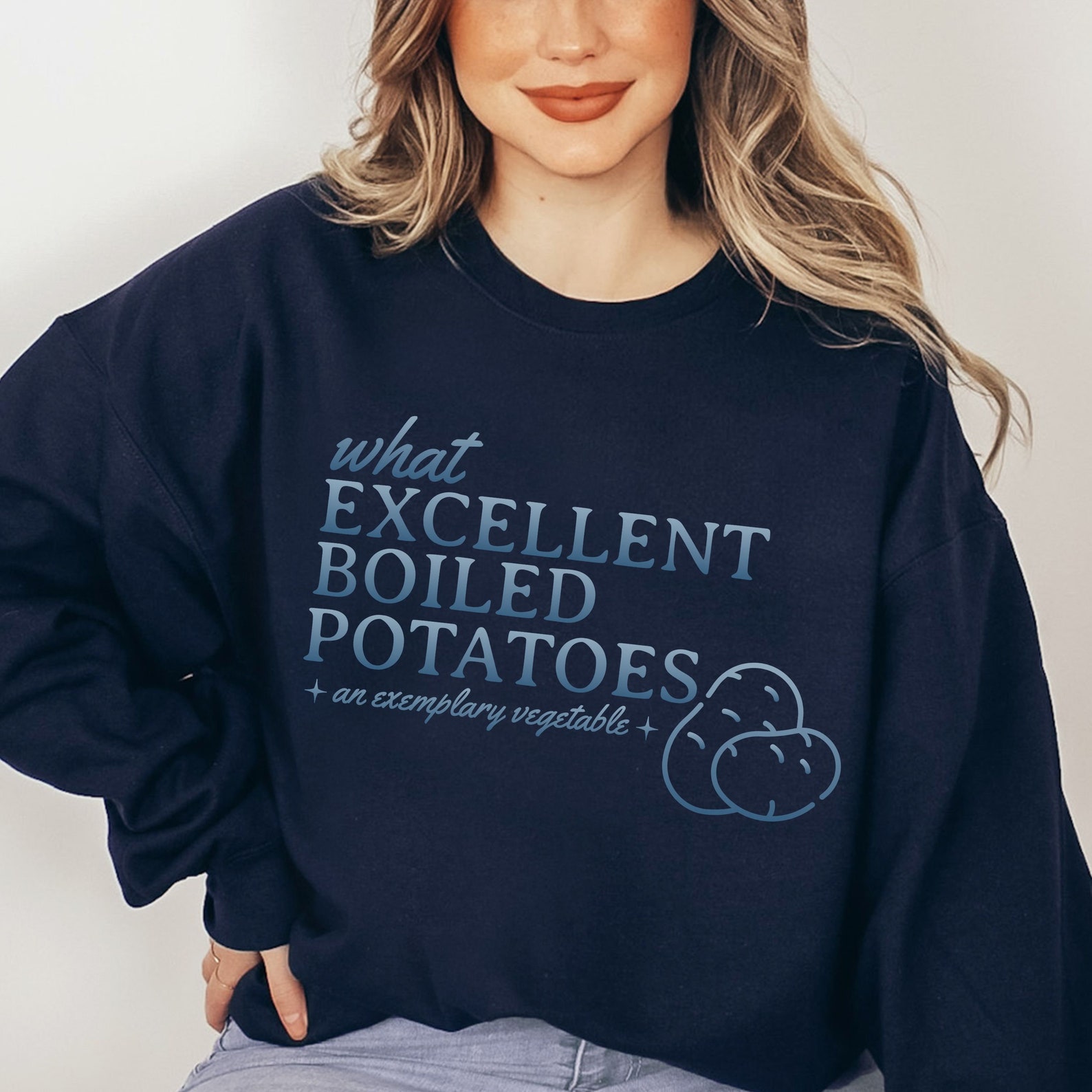 Excellent Boiled Potatoes Sweatshirt Pride and Prejudice Sweatshirt ...