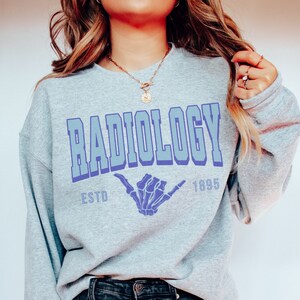 Radiology Sweatshirt Xray Sweater Radiology Shirt X-ray Tech Gift Xray ...