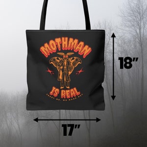 Funny Mothman Gifts Mothman Cute Tote Bag Mothman is Real Cryptid ...