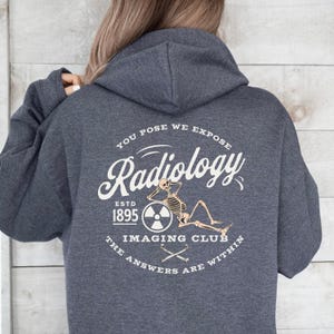 Radiology Jacket Xray Tech Jacket Radiologic Technologist Zip up Hoodie ...