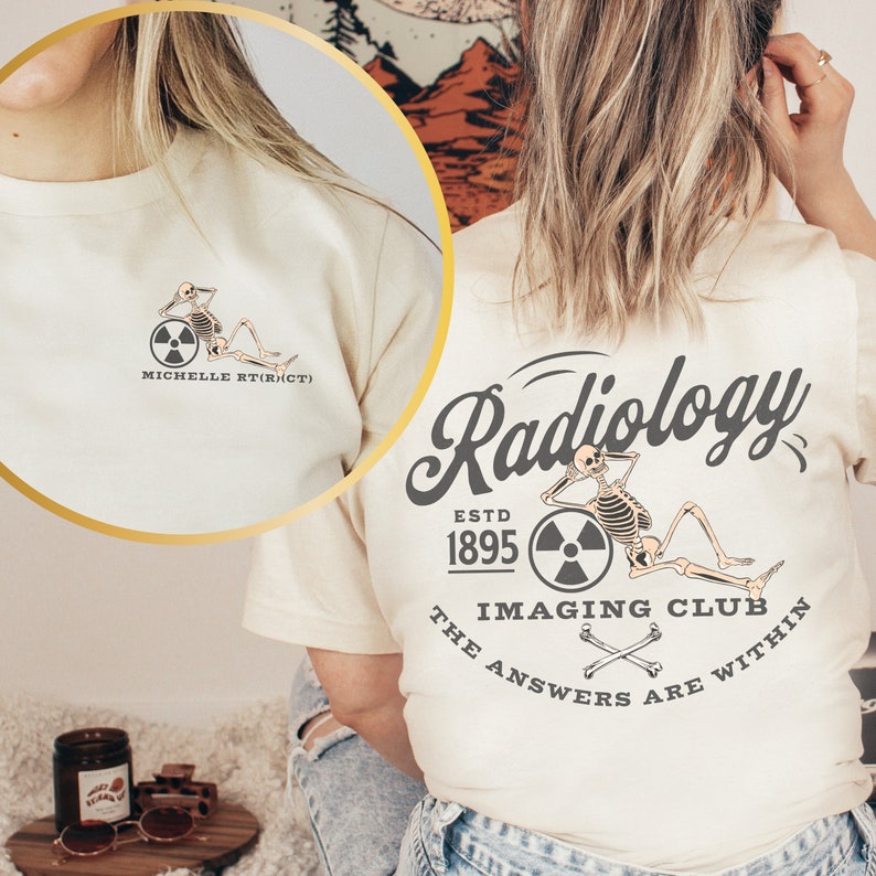 Personalized Radiology Shirt Xray Tech Shirt MRI Tech CT Tech Shirt Rad ...