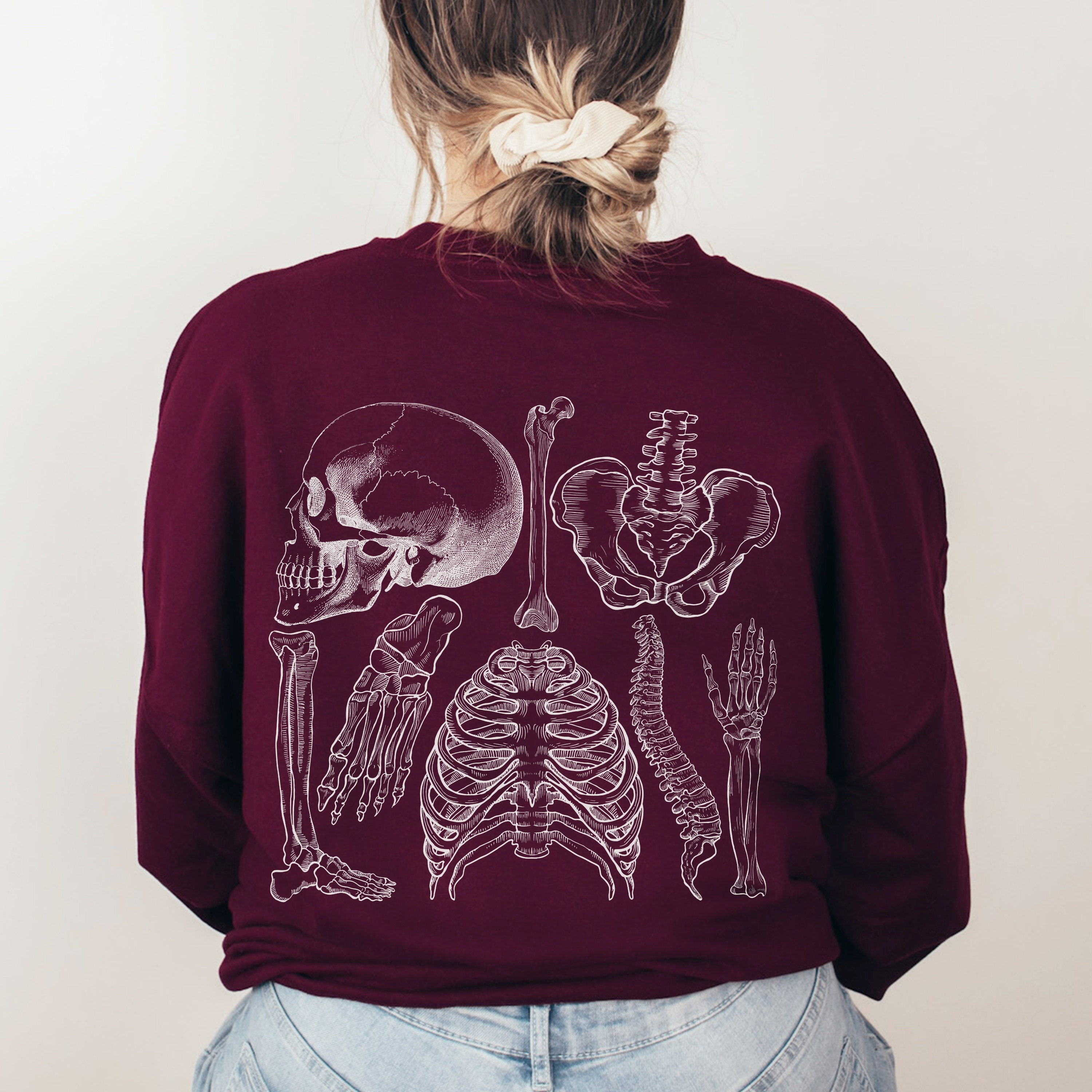 Radiology Sweatshirt Xray Tech Crewneck BACK Print Radiology Tshirt X ...