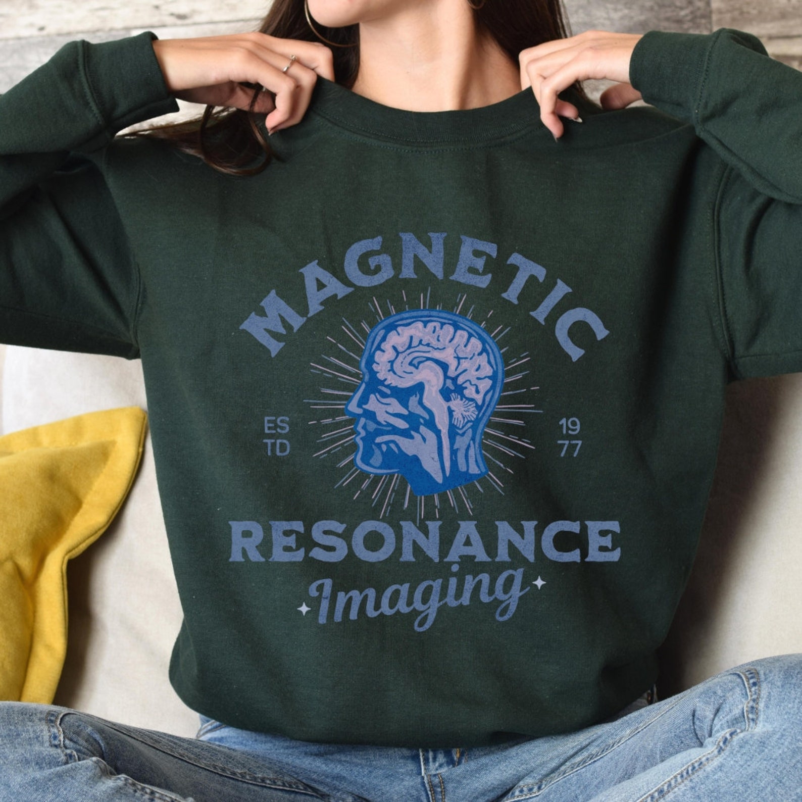 MRI Tech T Shirt MRI Sweatshirt MRI Tech Gifts Mri Shirt Magnetic ...
