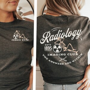 Personalized Radiology Shirt Xray Tech Shirt MRI Tech CT Tech Shirt Rad ...