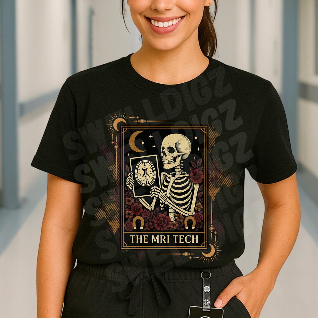 Halloween MRI Tech Shirt Halloween MRI Technologist Tee MRI Tech Spooky ...