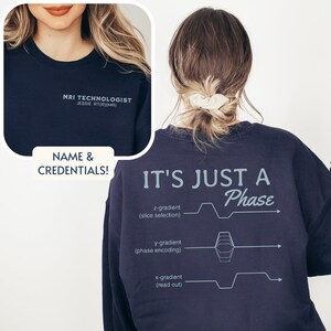 Personalized MRI Sweatshirt Custom MRI Tech Sweater MRI Tech Gifts Mri ...