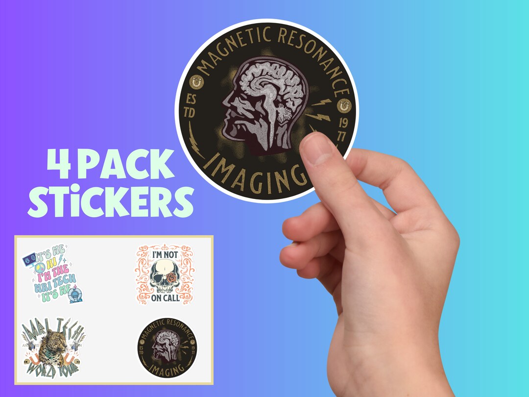 MRI Stickers MRI Tech Gift MRI Tumbler Decal Mri Tech Sticker - Etsy