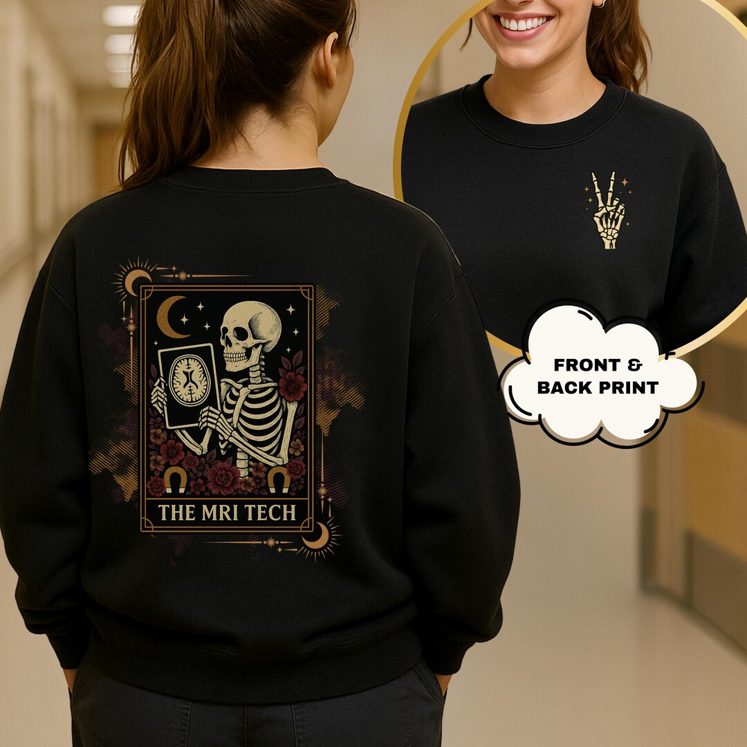 MRI Halloween Sweatshirt MRI Tech Halloween Sweater MRI Tech Gift ...