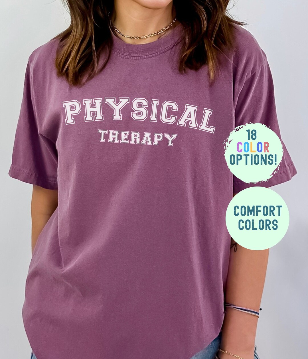 Physical Therapy Shirt, Comfort Colors Tee, PT Gift - Etsy