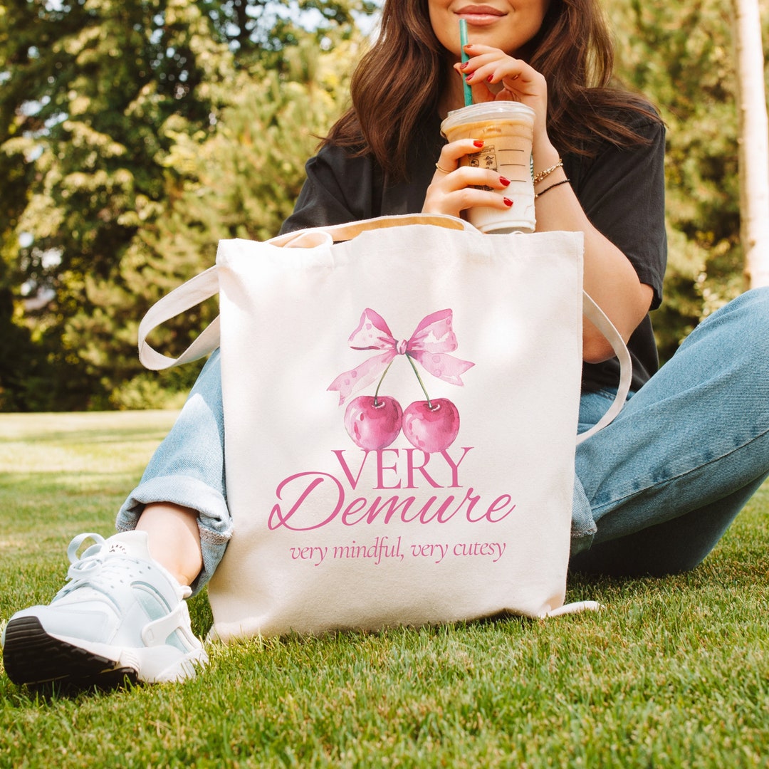 Very Demure Bag Viral Mindful Tote Funny Tiktok Trending Meme Gen Z ...