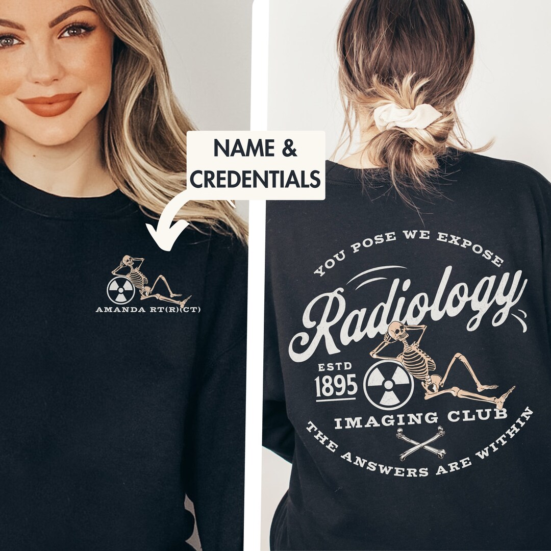 Radiology Sweatshirt Rad Tech Sweatshirt Xray Tech Sweatshirt CT Tech ...