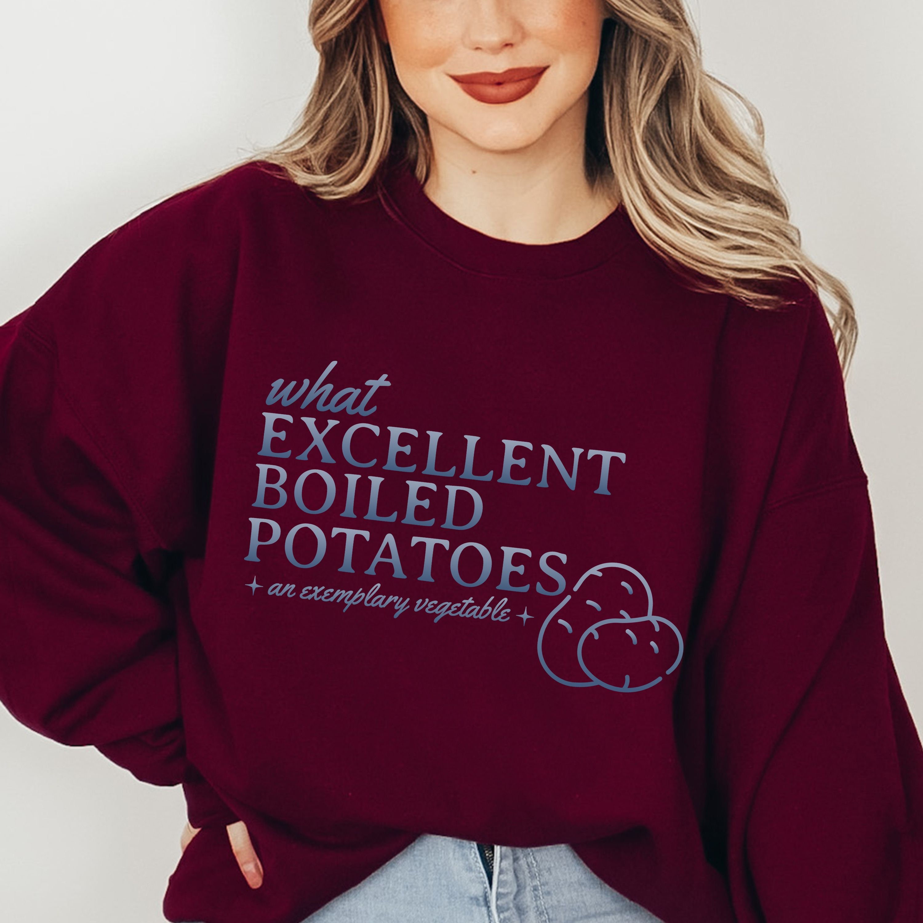 Excellent Boiled Potatoes Sweatshirt Pride and Prejudice Sweatshirt ...