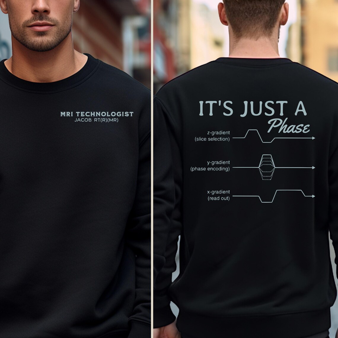 Personalized MRI Sweatshirt Custom MRI Tech Sweater MRI Tech Gifts Mri ...
