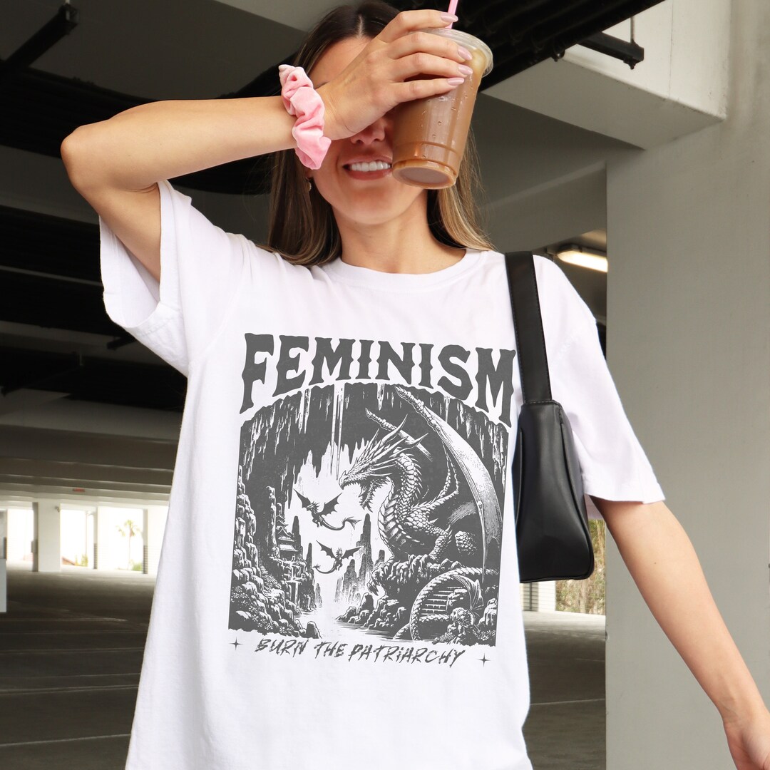 Activism Gift Pro-feminism Shirt Genz Shirt Feminist Apparel Burn the ...
