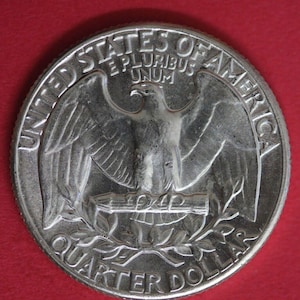 1963 Type B Reverse George Washington Quarter Exact Coin OCE 97 Make ...