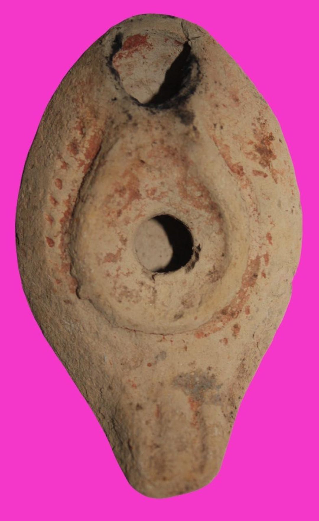 Ancient Holy Land Oil Lamp Artifact From Jesus Christ Homeland 400 ...