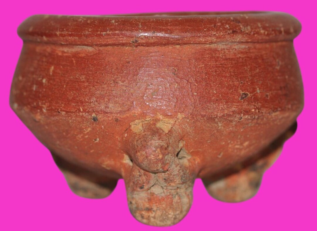 Pre Columbian Artifact Authentic Tripod Bowl Gran Cocle Panama 800 AD ...