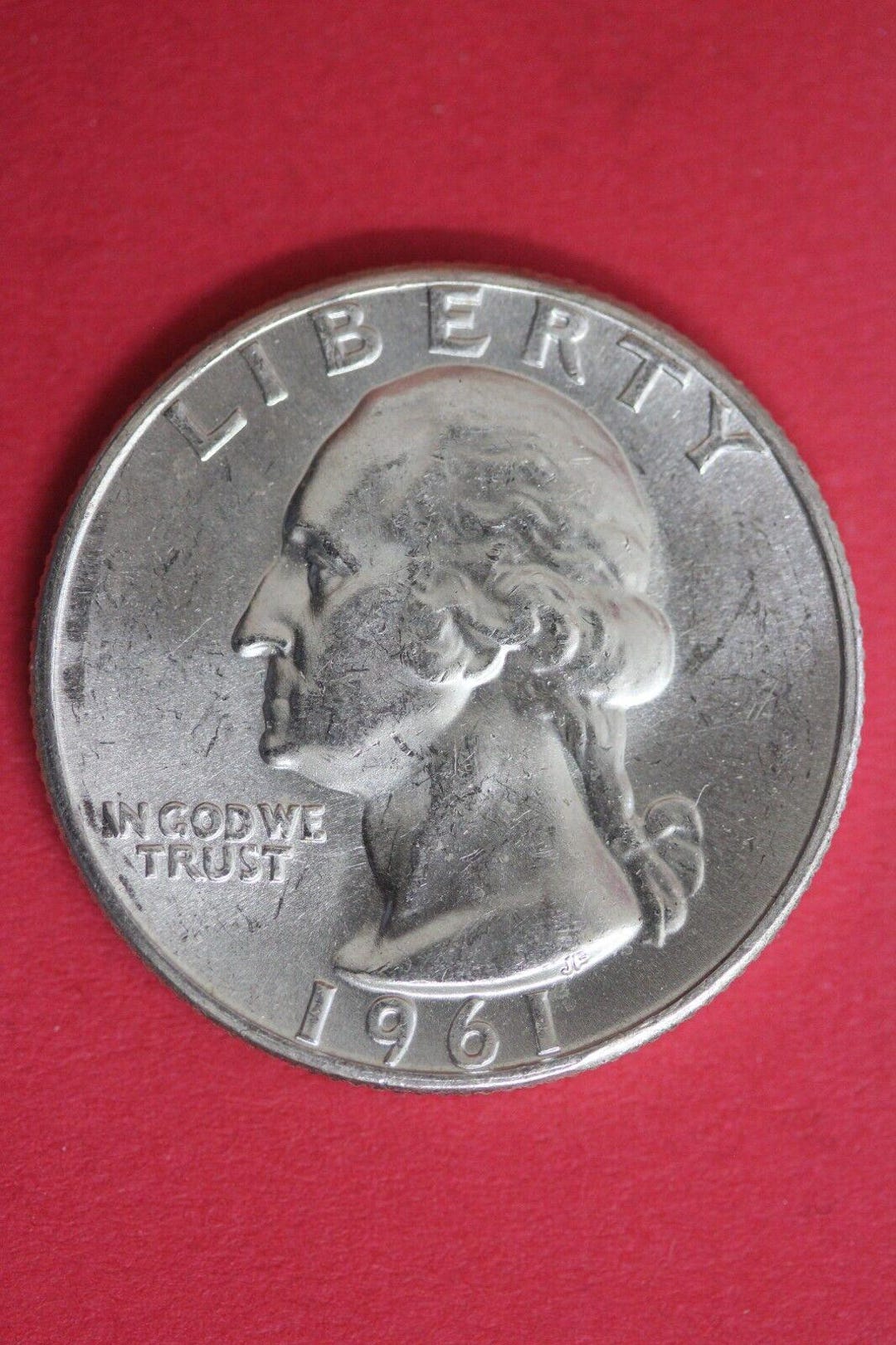 1961 Uncirculated Type B Reverse George Washington Quarter Exact Coin ...