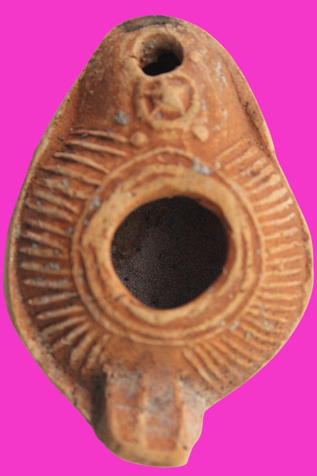 Ancient Holy Land Oil Lamp Artifact From Jesus Christ Home Land 100 ...