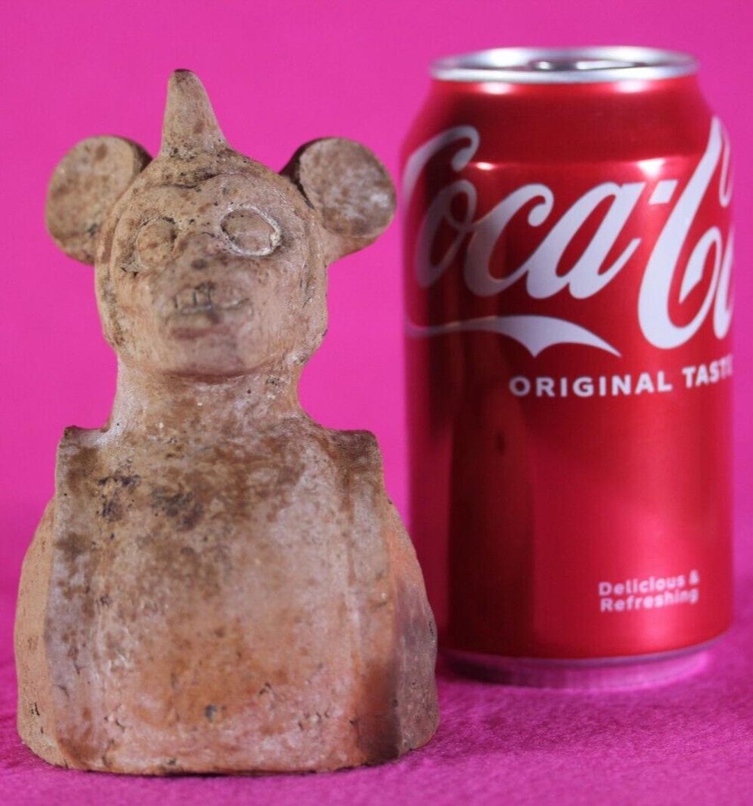 Pre Columbian Mayan Artifact Evil Monkey Statue 300-900 AD Guaranteed ...