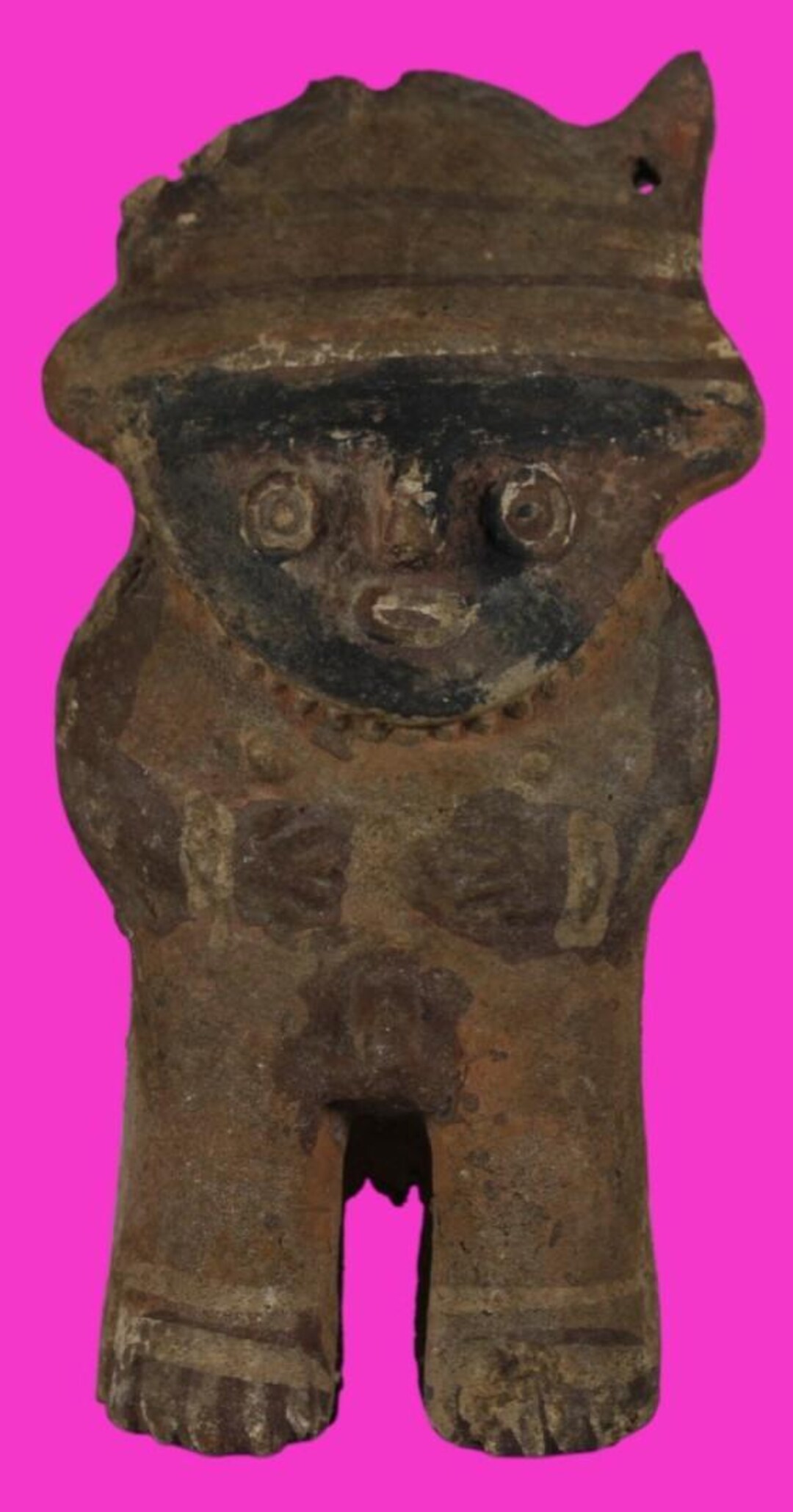 Pre Columbian Authentic Artifact Chancay Male Figure Peru 1200-1450AD ...