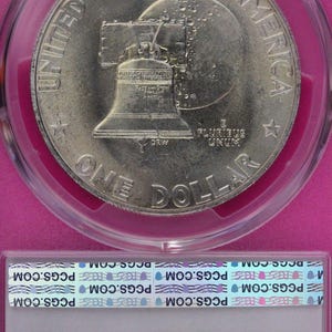 Toned 1976 S MS 67 Silver Eisenhower Ike Dollar PCGS Graded Certified Slab 452 - Etsy