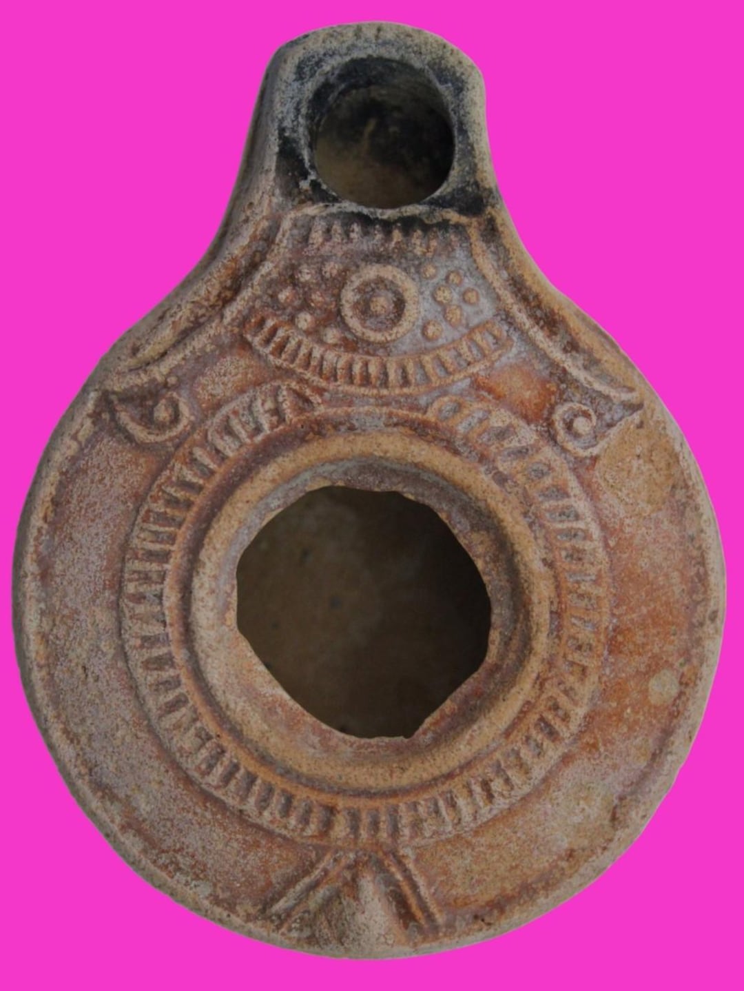 Holy Land Oil Lamp Ancient Artifact Time of Jesus & Apostles 63BC-323AD ...