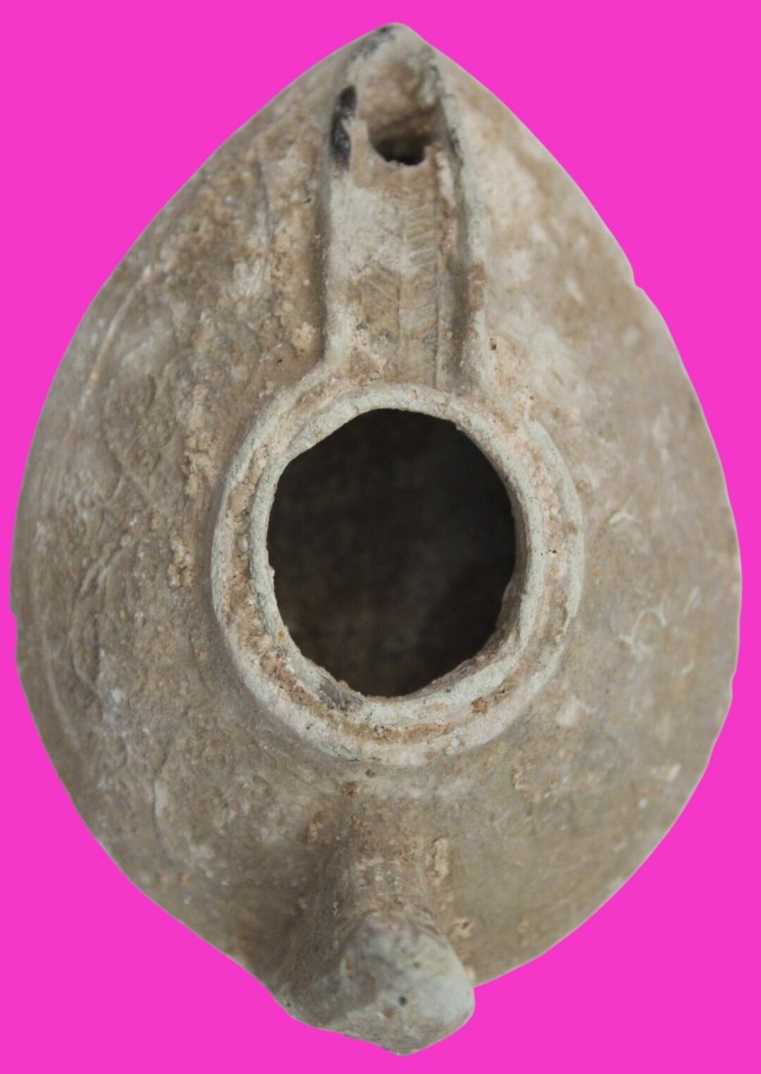 Holy Land Oil Lamp Ancient Artifact Time of the Christians 313-636 AD ...