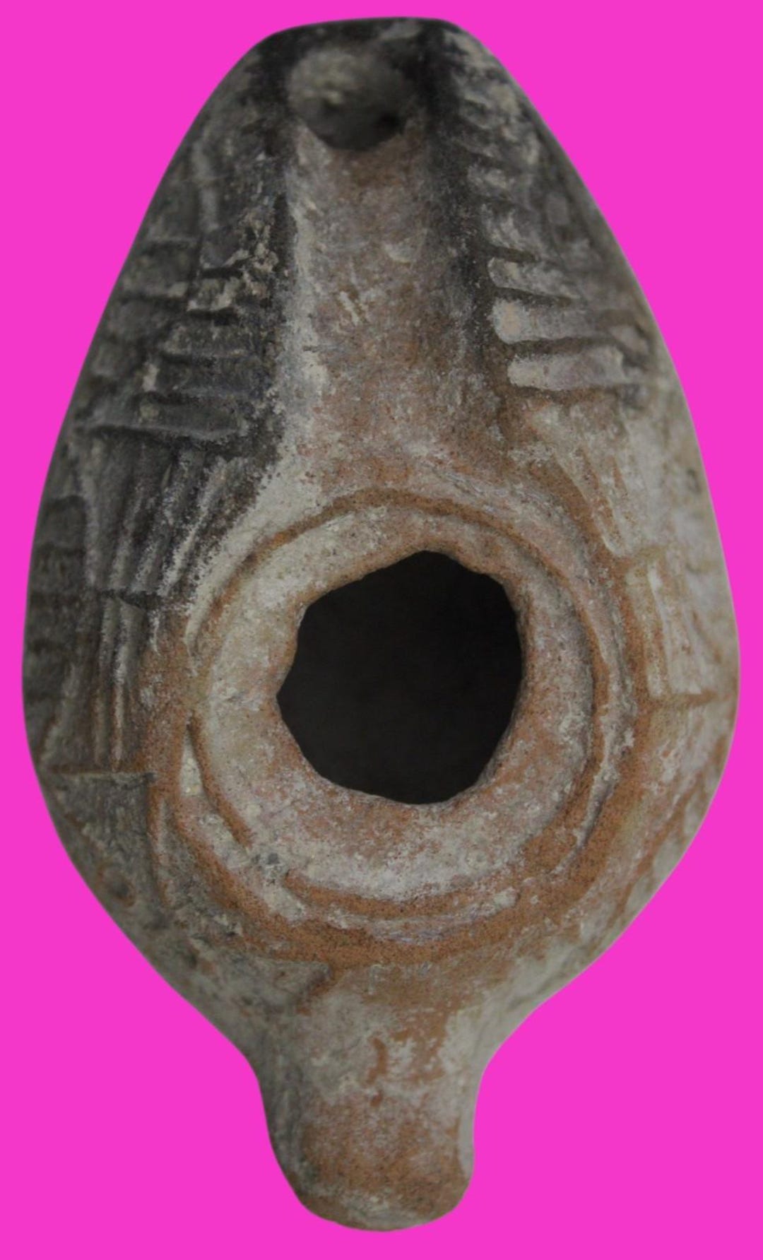 Holy Land Oil Lamp Ancient Artifact Time of the Christians 313-636 AD ...