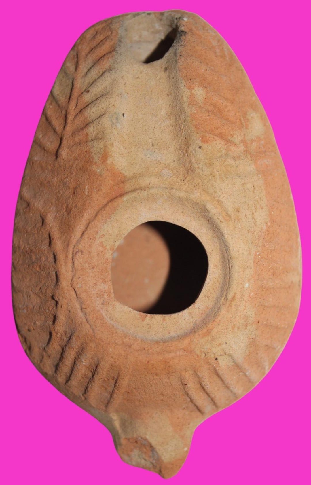 Ancient Holy Land Oil Lamp Artifact From Jesus Christ Home Land 100 ...