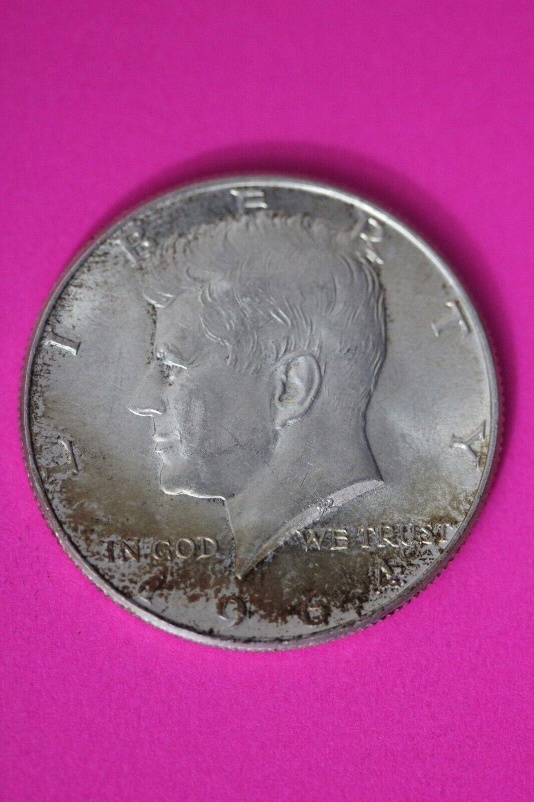 Nicely Toned 1964 P John F Kennedy Silver Half Dollar Exact Gem Coin ...