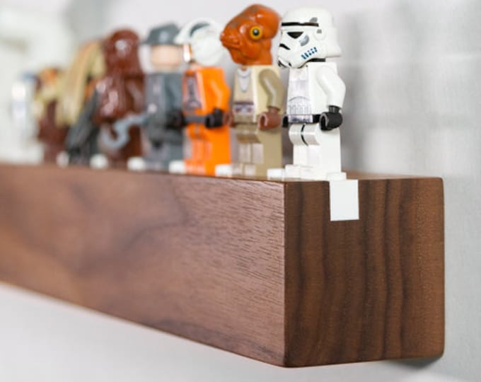 Long Hardwood Shelf for 25 to 33 Lego® Minifigs - Etsy