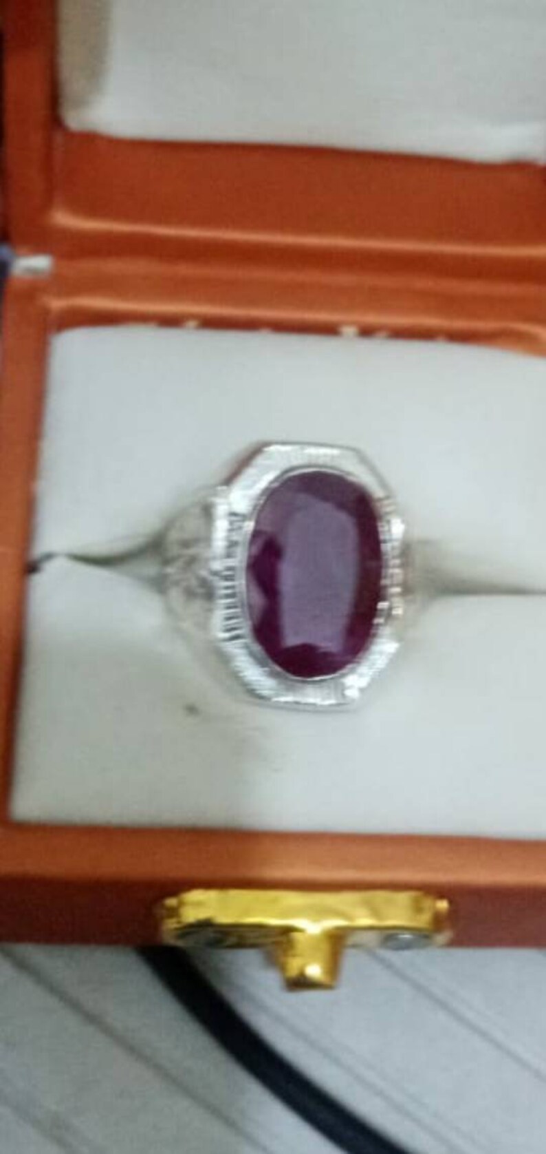 Natural Unheated Untreated Ruby Ring - Etsy