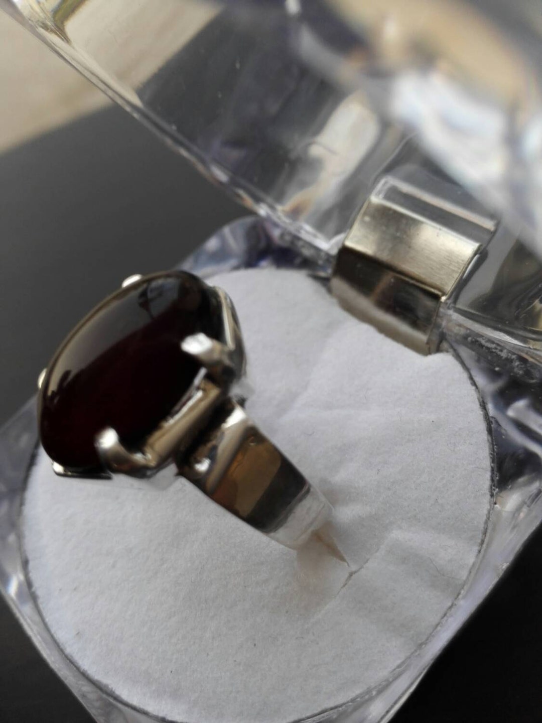 Real Handmade Mens Aqeeq E Yamani / Yemeni / Yamni Ring Sterling Silver ...